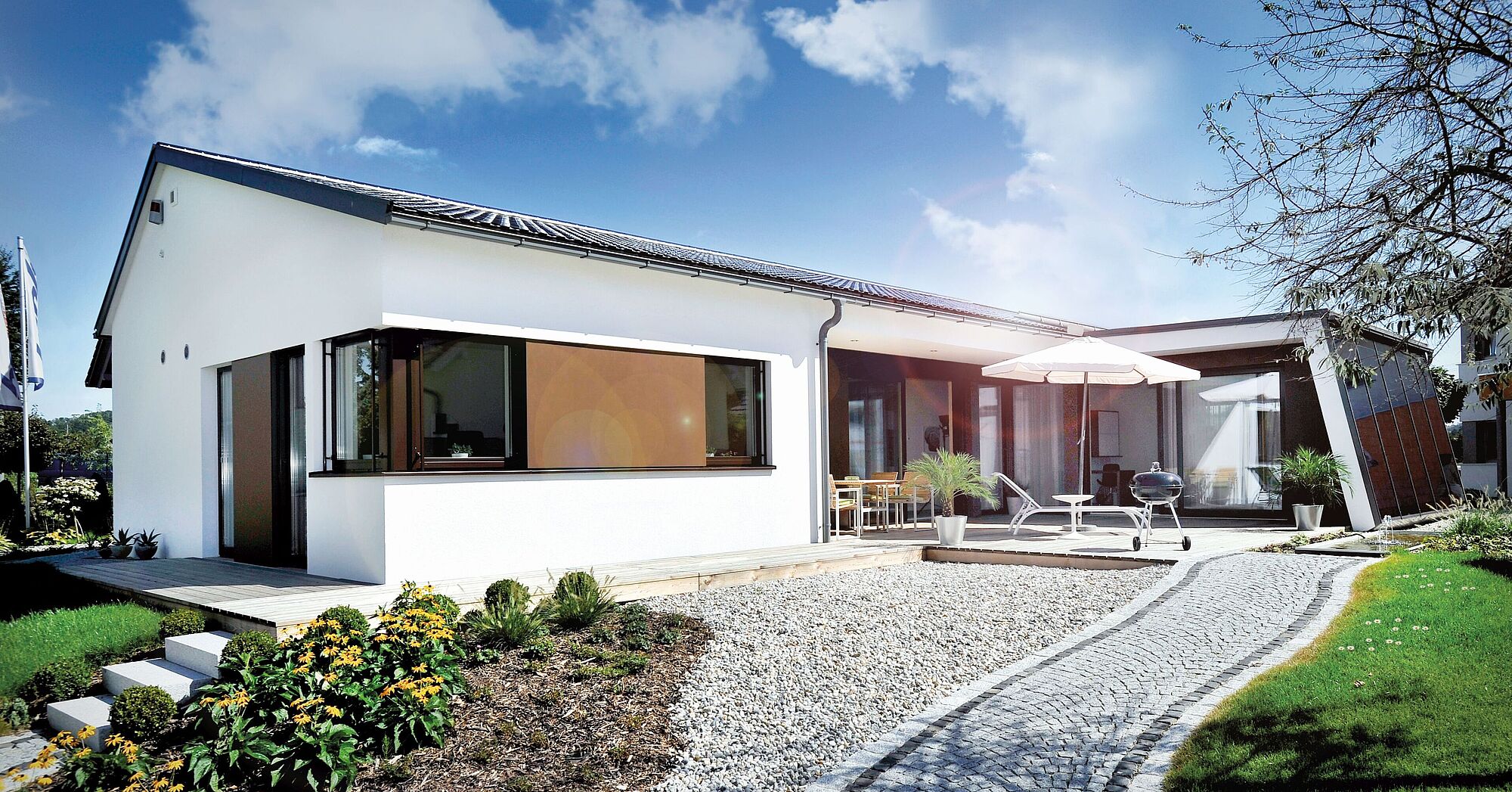 Fertighaus-Bungalows: Nachhaltiges Wohnen mit Stil